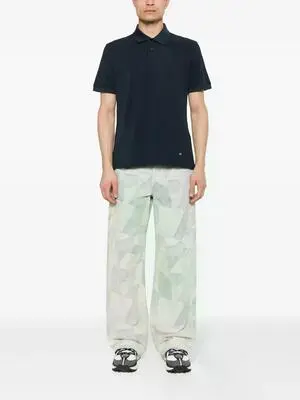 Just Cavalli Piqué-weave Polo Shirt