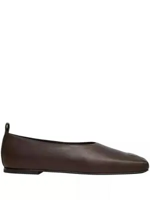COURREGES Minimal Leather Loafers