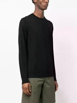 BALLANTYNE Crew-neck Wool Jumper - Black