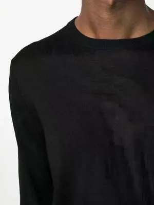 BALLANTYNE Crew-neck Wool Jumper - Black