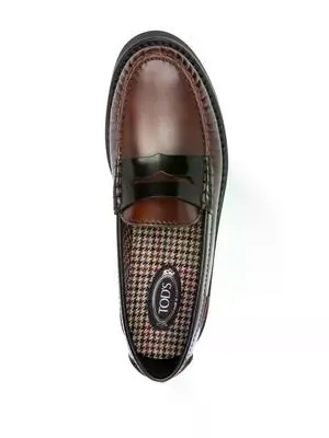 TOD'S Two-tone Leather Loafers