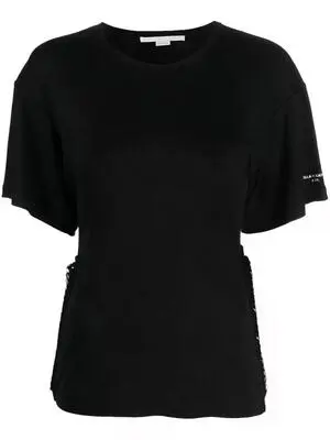 Stella McCartney Raglan-sleeved T-shirt - Black