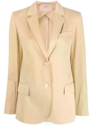 TWINSET Single-breasted Tailored Blazer - Neutrals