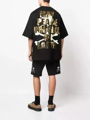 MASTERMIND WORLD Oversized Logo-print T-shirt