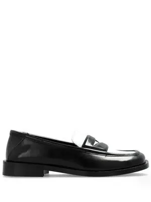 Attico Amanda Two-tone Leather Loafers