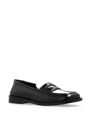 Attico Amanda Two-tone Leather Loafers