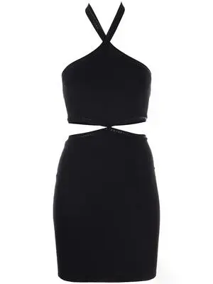 Alexander Wang Halterneck Cut-out Mini Dress