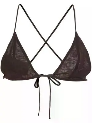 Philosophy Di Lorenzo Serafini Halterneck Bra Top - Brown