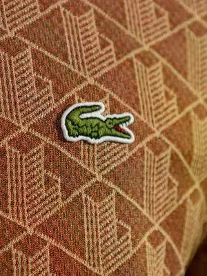 Lacoste Monogram-pattern Cardigan