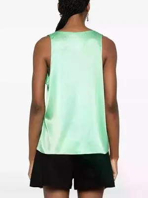 Pinko Sleeveless Stretch-silk Top