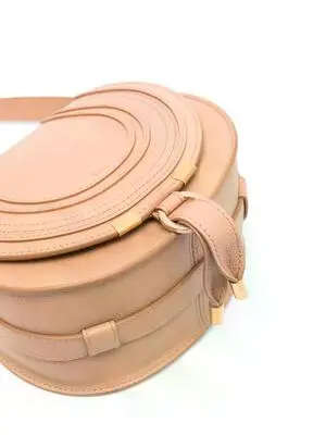 Chloé Small Marcie Leather Bag - Brown
