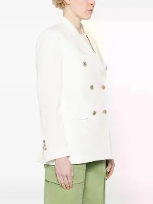 GOLDEN GOOSE Double-breasted Blazer With Gold Star Detail