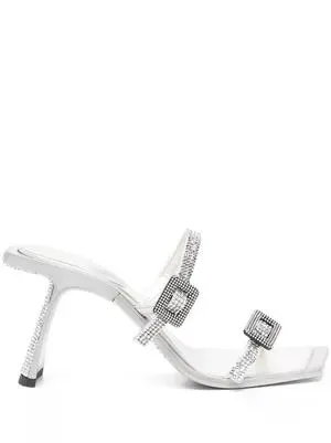 Benedetta Bruzziches Embellished Crystal Sandals Tone