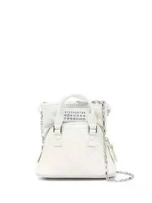 MAISON MARGIELA 5ac Classique Baby Crossbody Bag - Neutrals