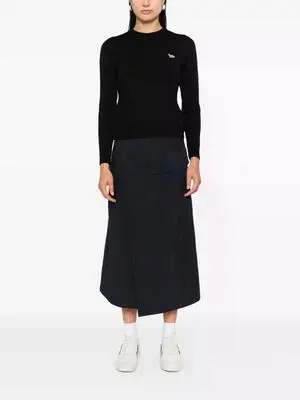 Maison Kitsuné Baby Fox-patch Sweater - Black