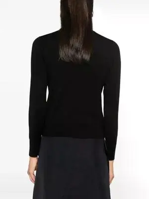 Maison Kitsuné Baby Fox-patch Sweater - Black