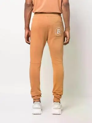 Balmain Logo-print Track Pants - Brown