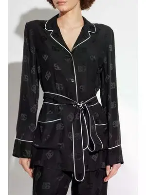 Dolce & Gabbana Satin Jacquard Shirt