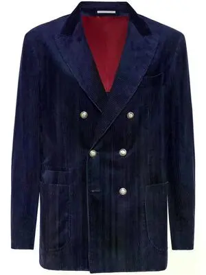 Brunello Cucinelli Corduroy Blazer - Blue