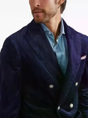 Brunello Cucinelli Corduroy Blazer - Blue