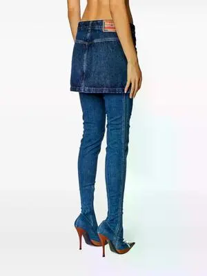 DIESEL® De-ron Washed Denim Skirt