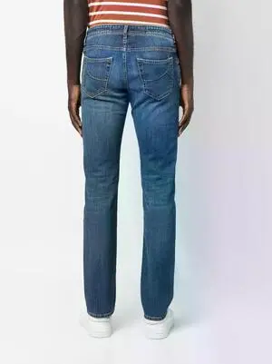 Jacob Cohen Logo-patch Slim-fit Jeans