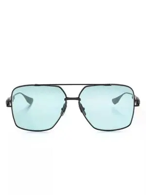 Dita Grand Emperik Square-frame Sunglasses - Silver