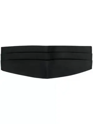 FURSAC Layered Silk Belt - Black