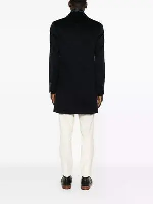 Herno Layered Single-breasted Coat - Blue