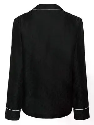 Off-White Monogram-jacquard Pajama Top