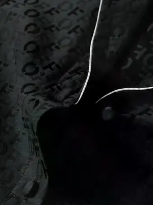 Off-White Monogram-jacquard Pajama Top