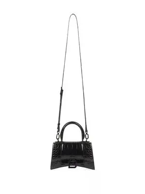 Balenciaga Hourglass Crossbody Bag - Black