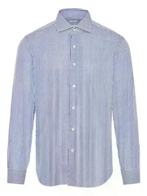 BARBA NAPOLI Striped Shirt - Blue