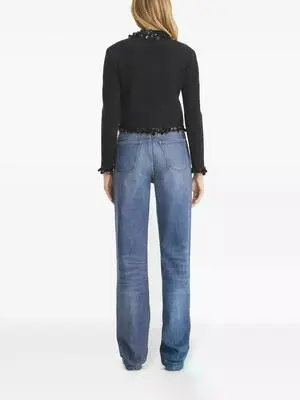 Tory Burch Embellished Cropped Cardigan