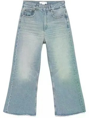 Victoria Beckham Wide-leg Cropped Jeans