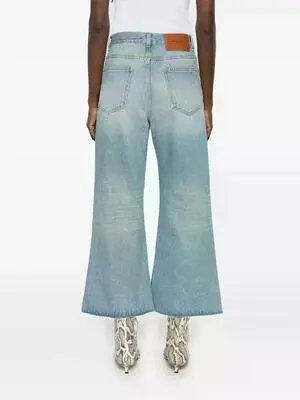 Victoria Beckham Wide-leg Cropped Jeans