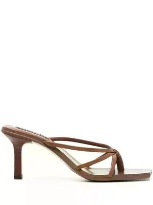Senso Maria 70mm Leather Sandals - Brown