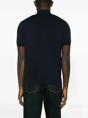 TOM FORD Cotton Polo Shirt - Blue
