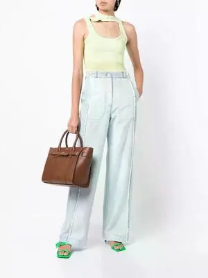 Mulberry Small Bayswater Zipped Tote Bag - Brown