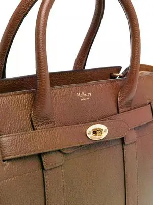 Mulberry Small Bayswater Zipped Tote Bag - Brown