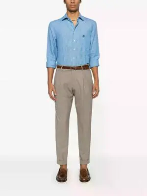 Etro Pegaso-motif Shirt - Blue
