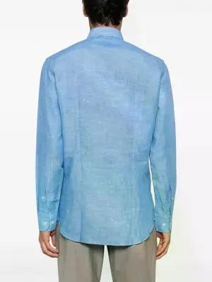 Etro Pegaso-motif Shirt - Blue