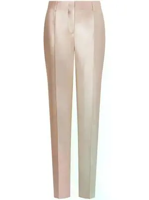 Alberta Ferretti Mikado Satin Trousers
