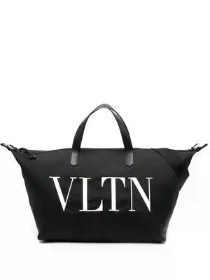 Valentino Garavani Logo-print Tote Bag - Black