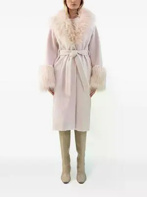UNREAL FUR Faux Fur Belted Paris Coat
