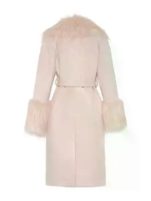 UNREAL FUR Faux Fur Belted Paris Coat