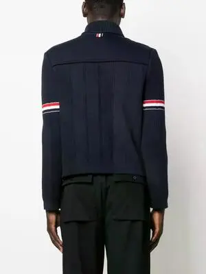 Thom Browne Single-breasted Button-fastening Shirt Jacket