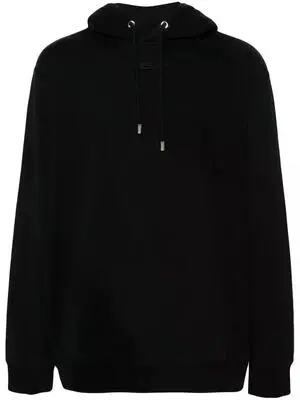 LANVIN Logo-embroidered Cotton Hoodie