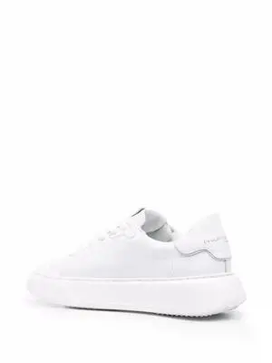Philippe Model Side Logo-patch Sneakers - White