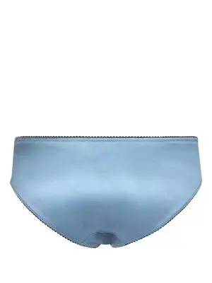 Dolce & Gabbana Dna Scallop-edge Satin Briefs